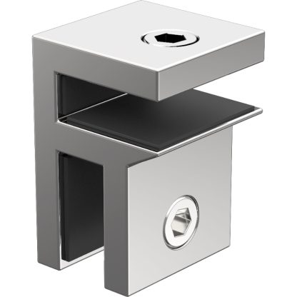 Purity Glass Brace Bracket Brushed Nickel – Bathrooms On A Budget